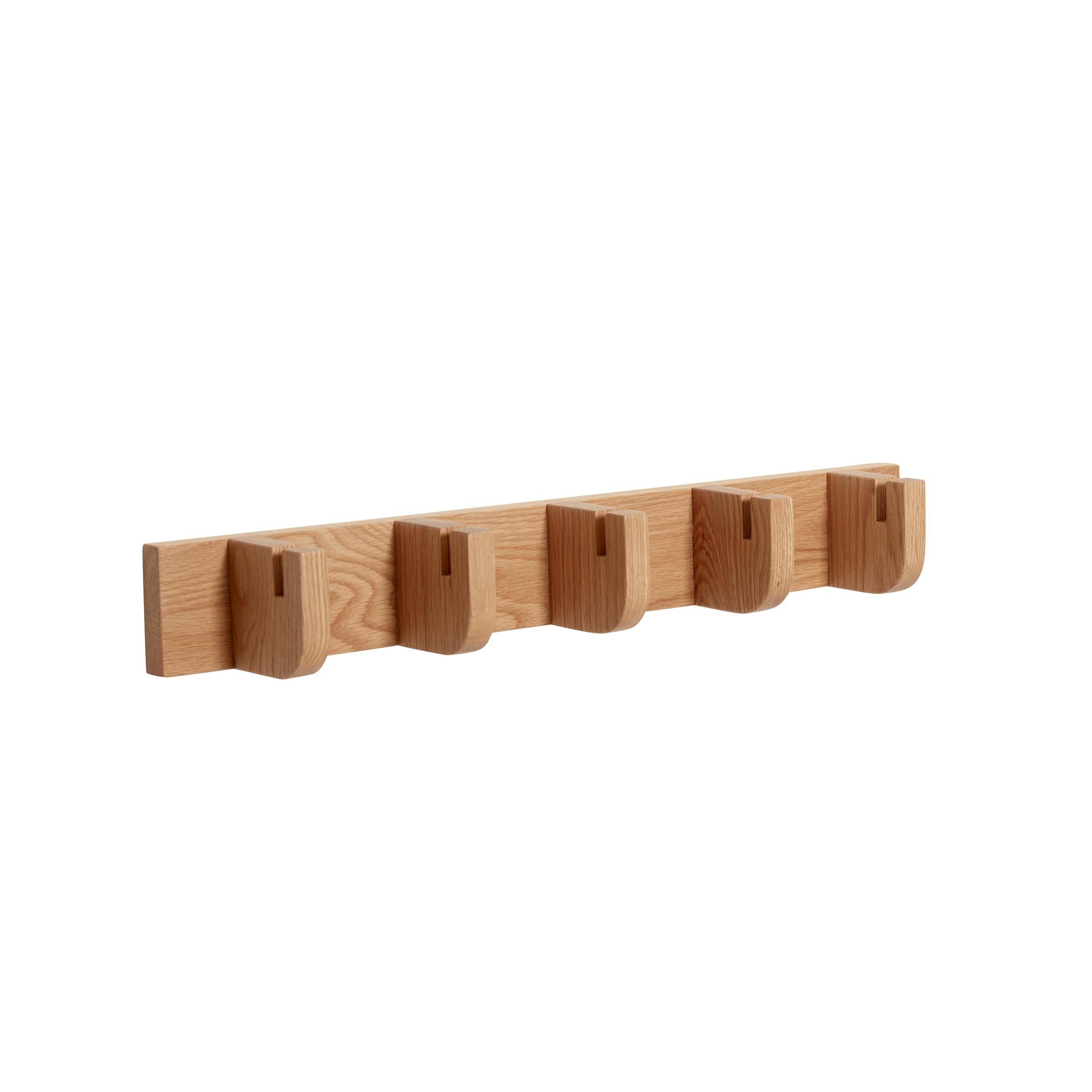 Nomad Knagerække 5 knager Small Natur - 60xh10cm – DesignGaragen.dk